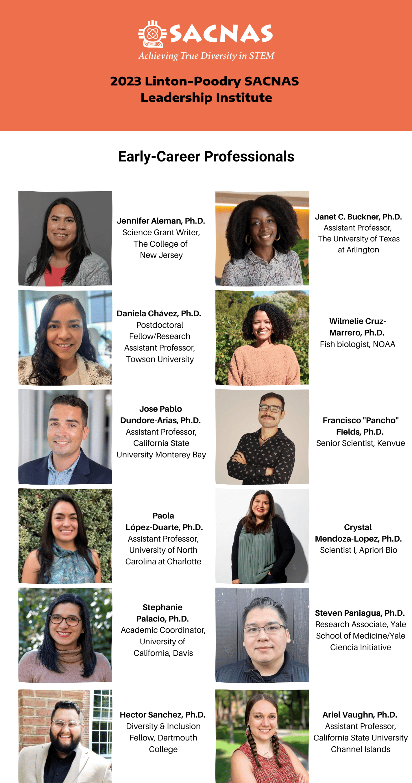 2023 Linton-Poodry SACNAS Leadership Institute